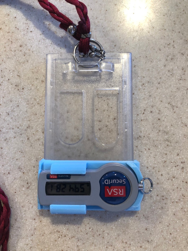 RSA ID Token & Dual Badge Holder - Etsy