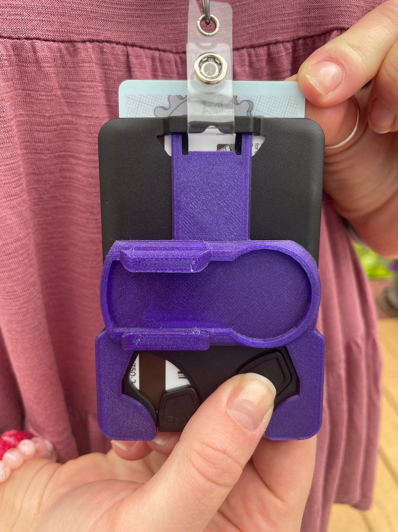 RSA Token Holder and TRIPLE ID Holder - up to 3 Badges - Etsy