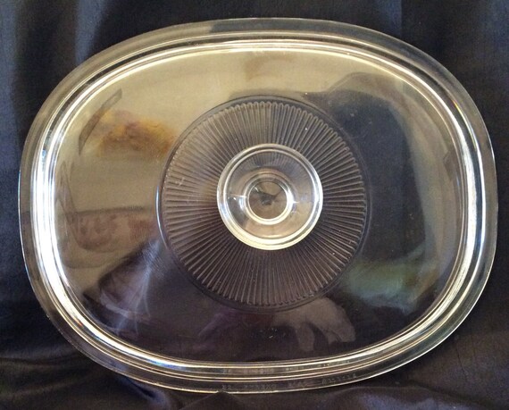 Pyrex Replacement Lid Clear Oblong Cassarole Lid F12C Ribbed | Etsy