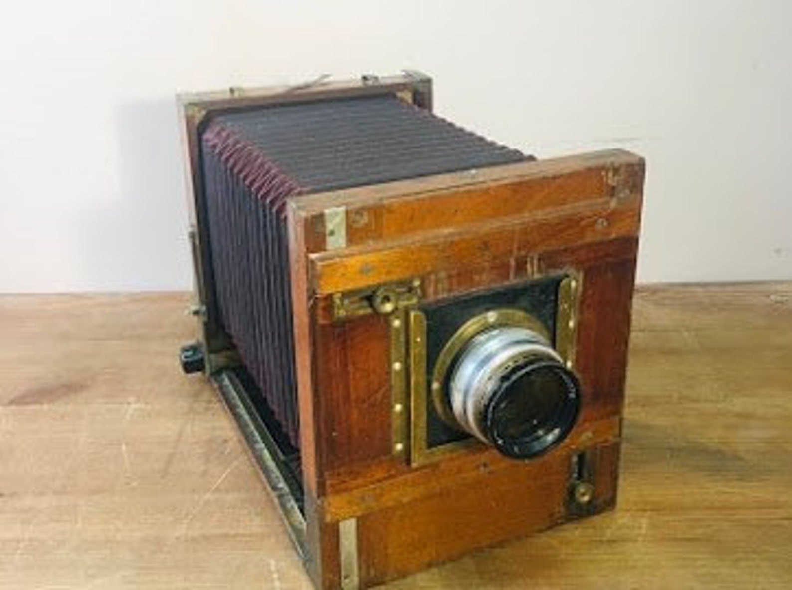 Vintage Soviet Camera FKD 13X18-Industar 37 Folding Wooden | Etsy