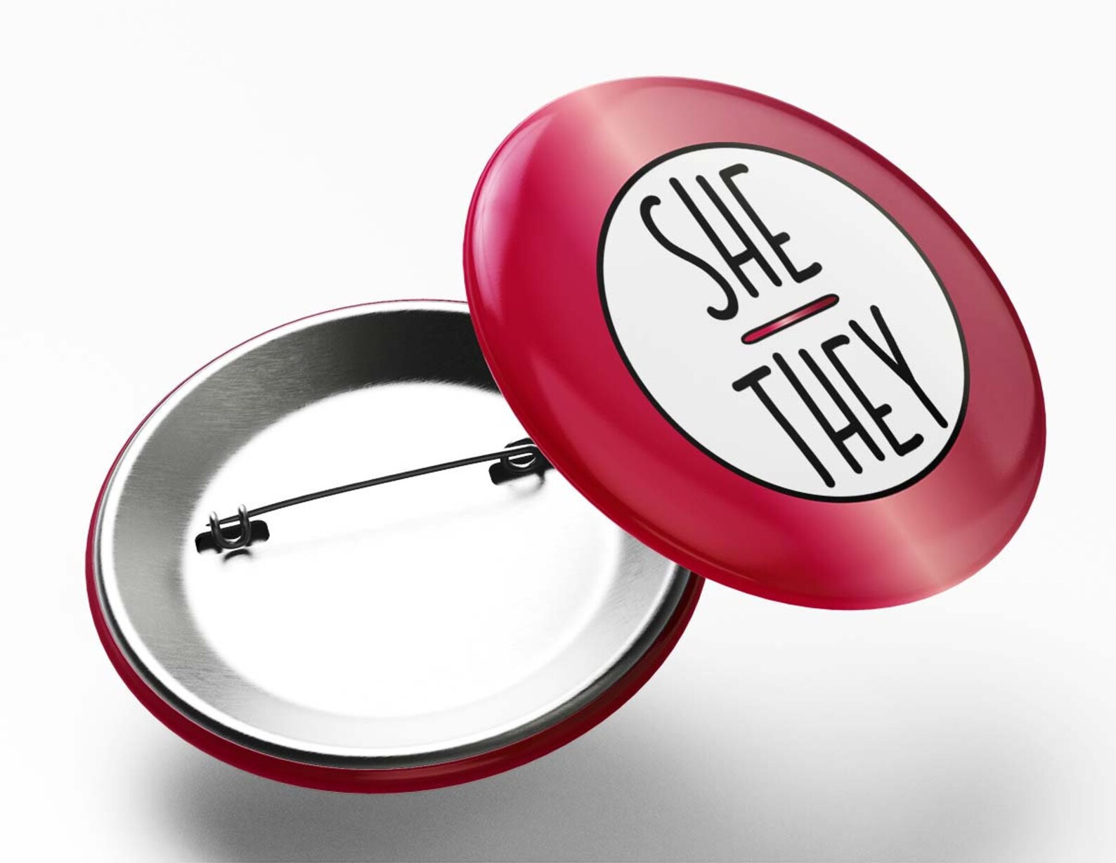 LGBTQ Pronoun Buttons LGBTQ Pronoun Pins 1 Circle - Etsy