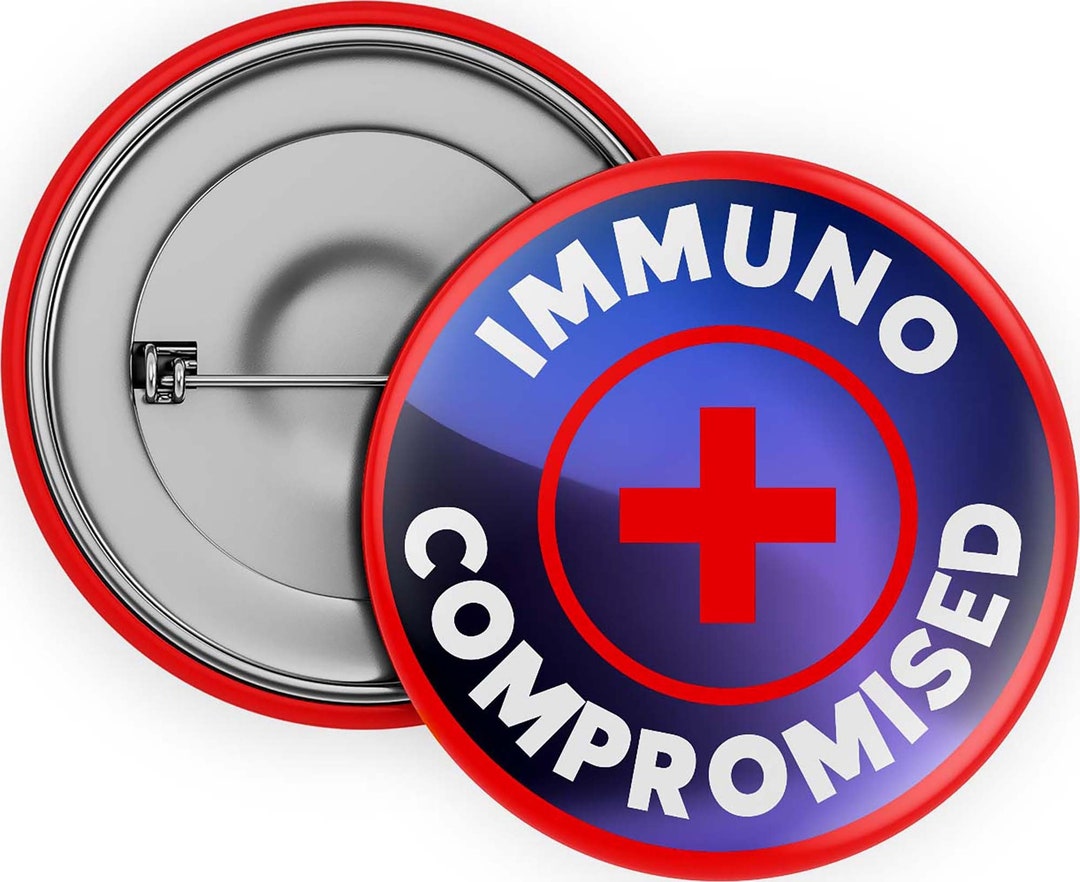 Immuno Suppressed Pin Button Immunosuppressed Pin - Etsy