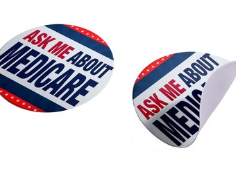 Medicare Sticker - Etsy