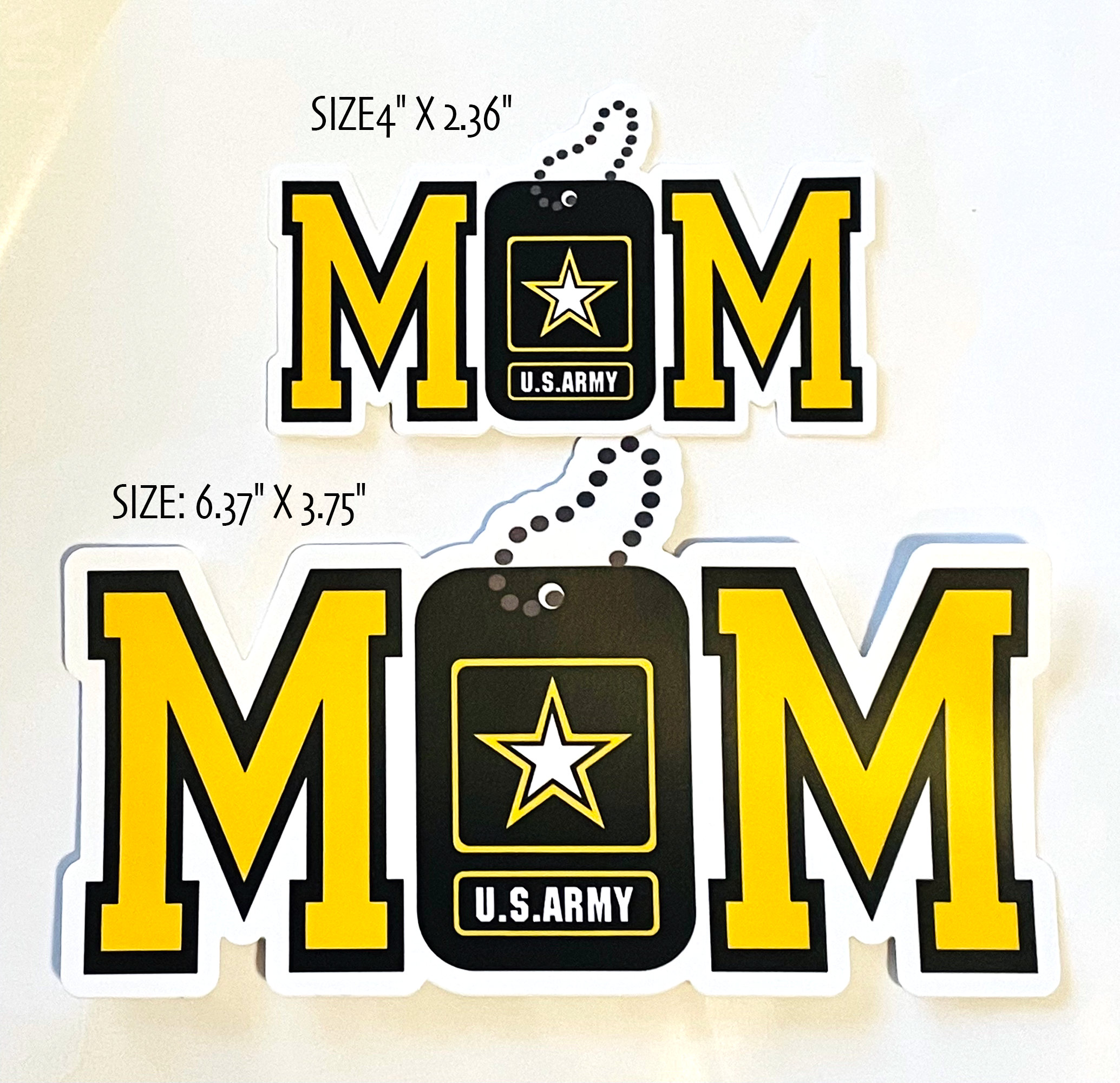 US Army Mom Vinyl Stickers US Army Dad Vinyl Stickers All | Etsy