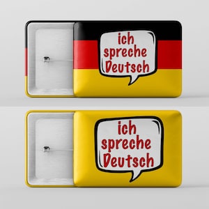 I Speak German Pin - I Speak German Pin Back Button | 1" Circle Button ...