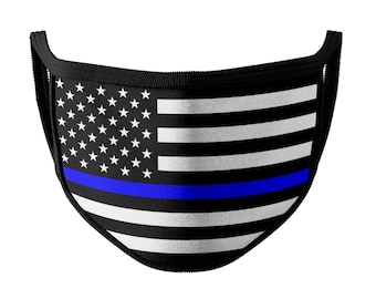 Back the Blue FACE MASK Cover Your Face Masks - Etsy