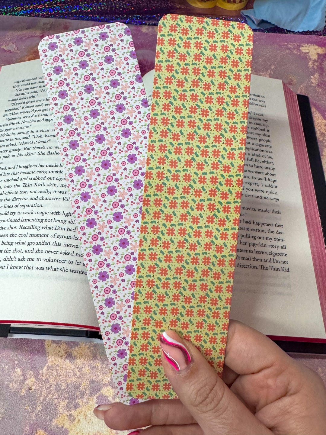Cute Floral Bookmark |spring Bookmark Set| Cute Coquette Bookmarks - Etsy