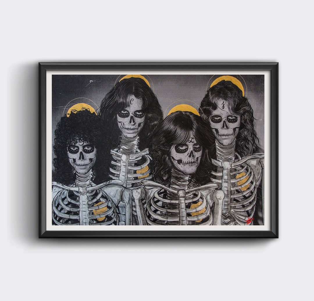 Metallica Circa 1982 Fine Art Print on 240g Art Paper 30x40cm Numbered ...