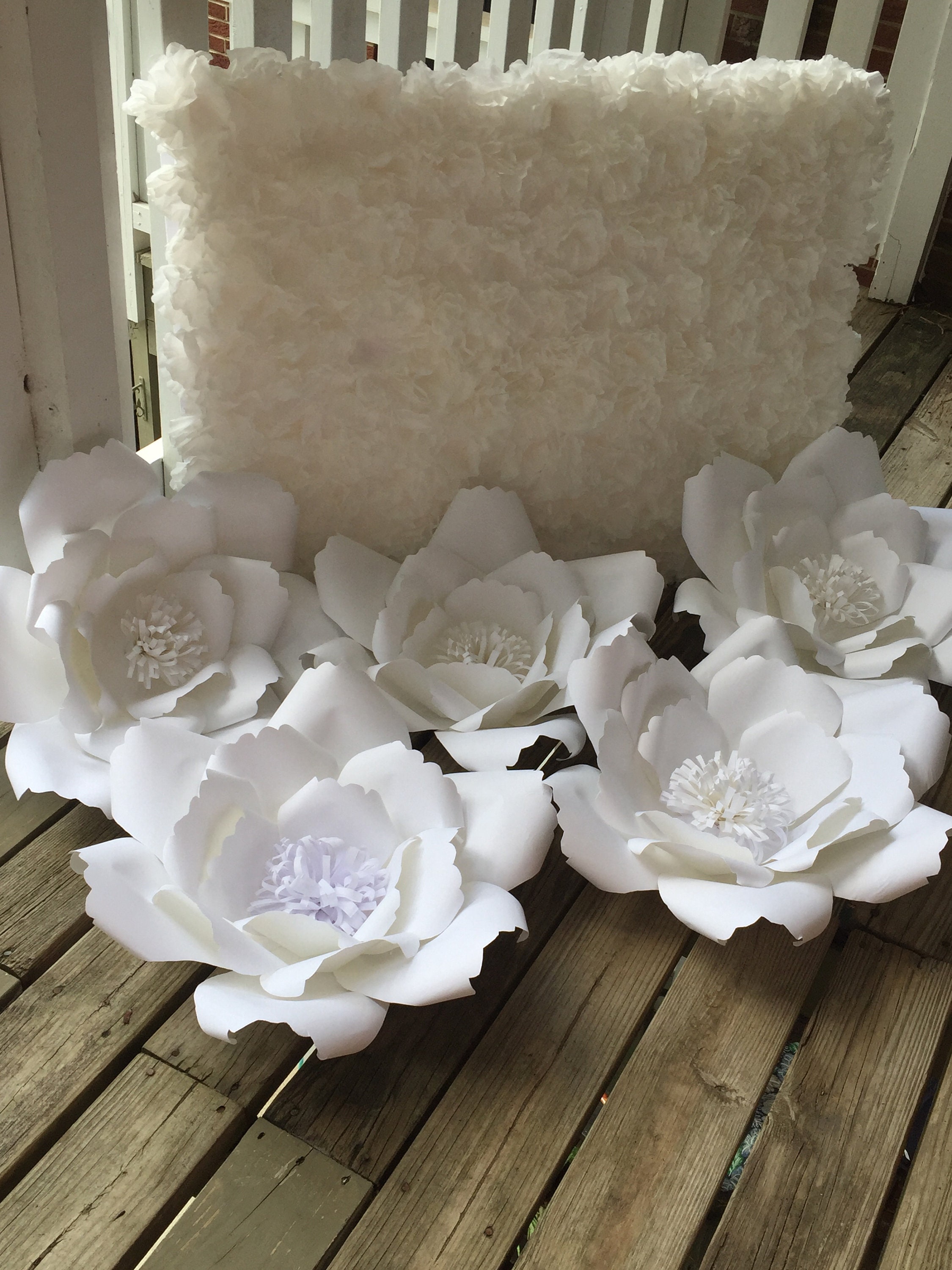 Paper Flower Wedding Backdrop - Etsy