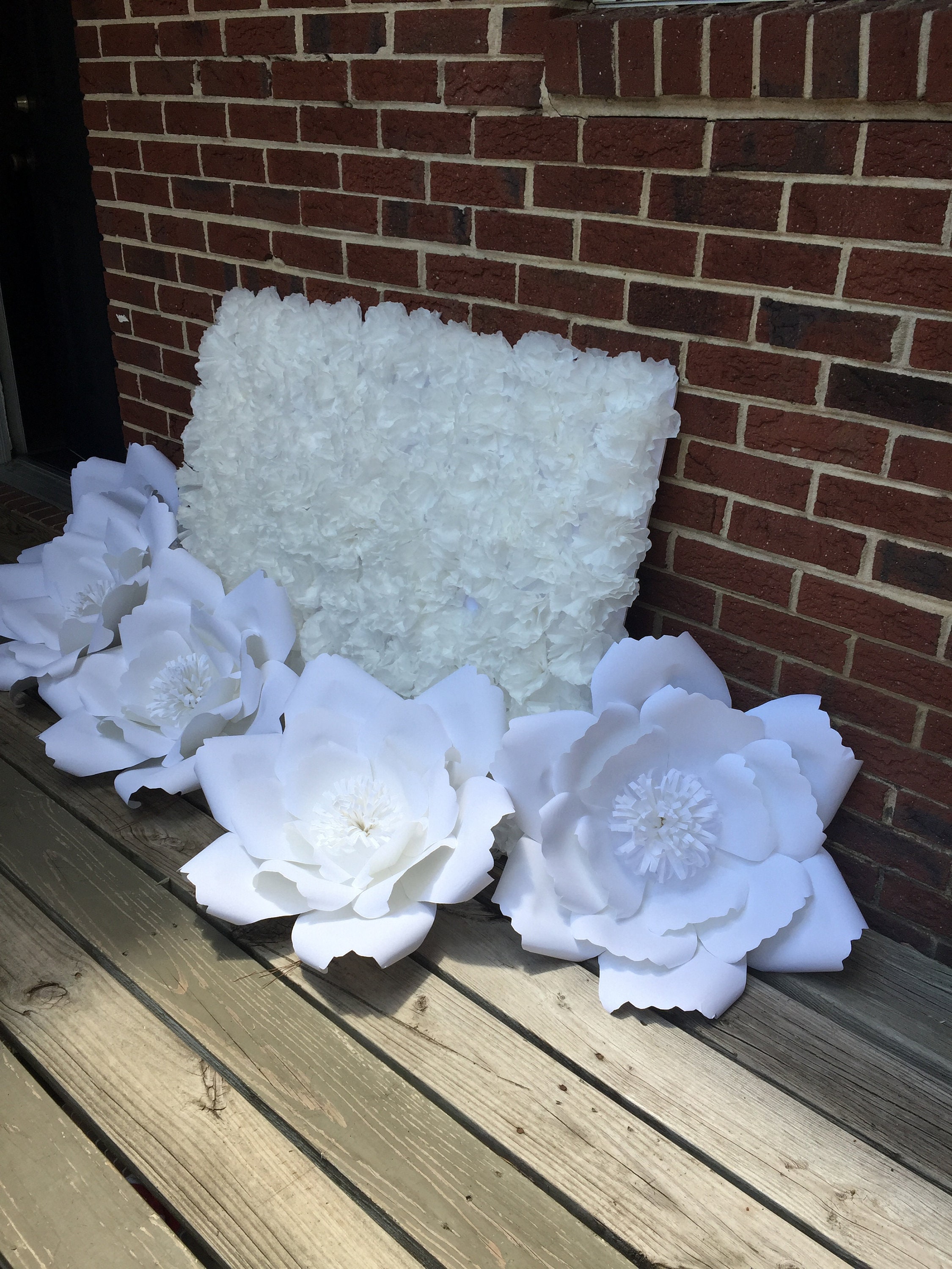 Paper Flower Wedding Backdrop - Etsy