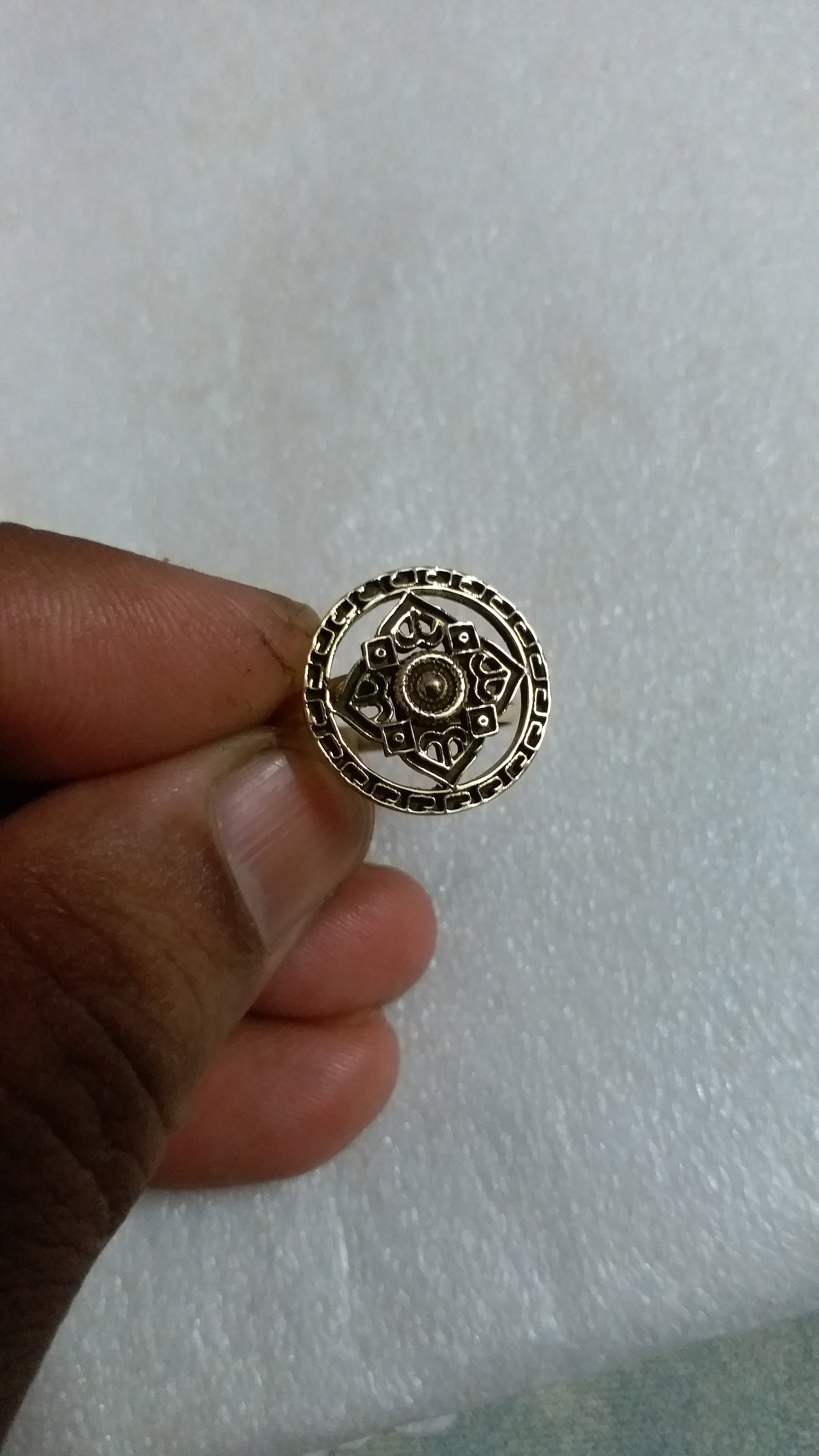 Handmade Yellow Brass Hindu Money Goddess Ma Lakshmi Shree - Etsy UK