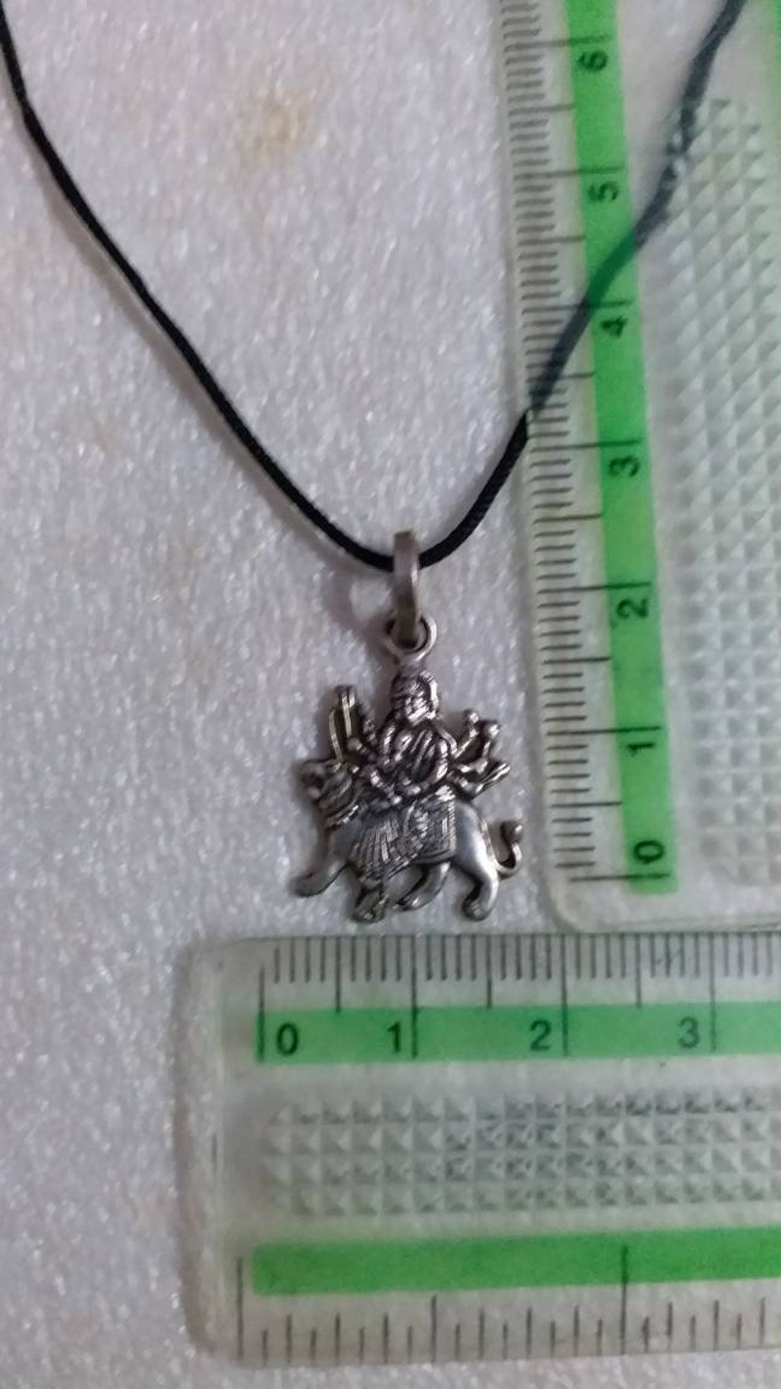 Handmade Sterling Silver Maa Durga Tribal Pendant Necklace - Etsy