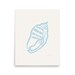 Junonia Shell 01 Light Blue Shell Art Print Coastal Drawing Art Print ...