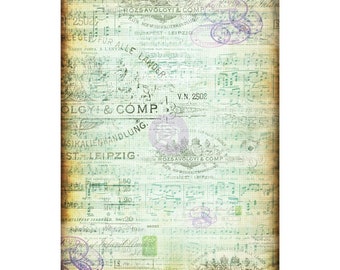 French script paper | Etsy