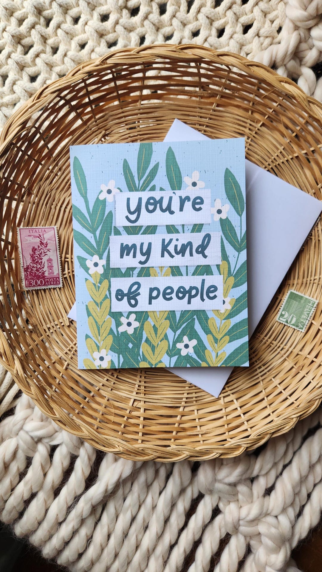 You're My Kind of People Greeting Card // Encouragement, Friendship ...