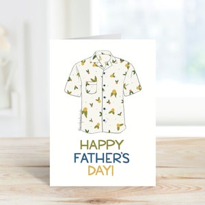 Father's Day Card Dad Shirt Card Card for Dad or Husband - Etsy