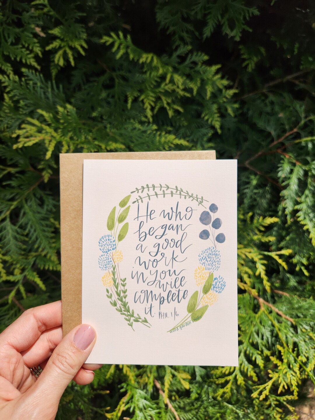 He Who Began a Good Work in You Will Complete It | Philippians 1:6 ...