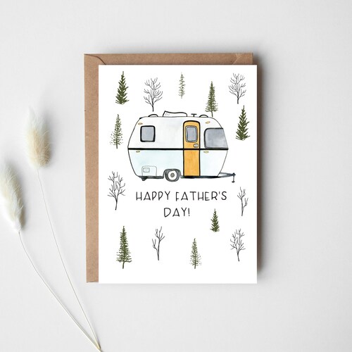 Father's Day Card for the Camper Camping Life Dad's - Etsy