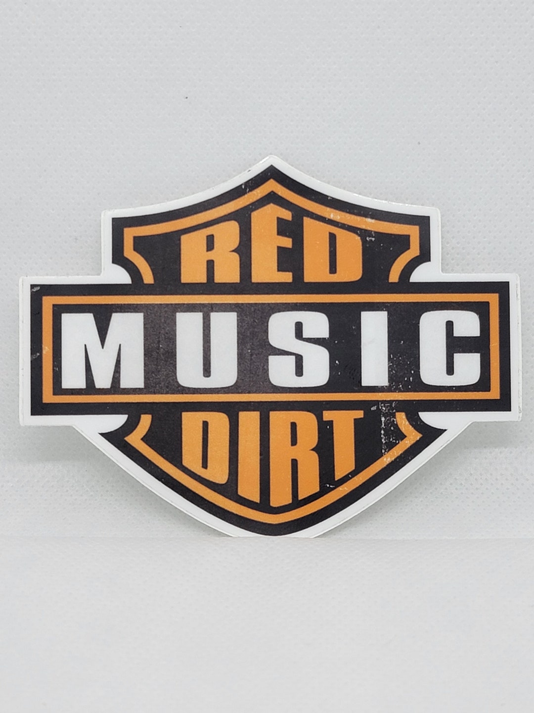 Red Dirt Music Sticker Inspired by Iconic Motorcycle Logo - Etsy