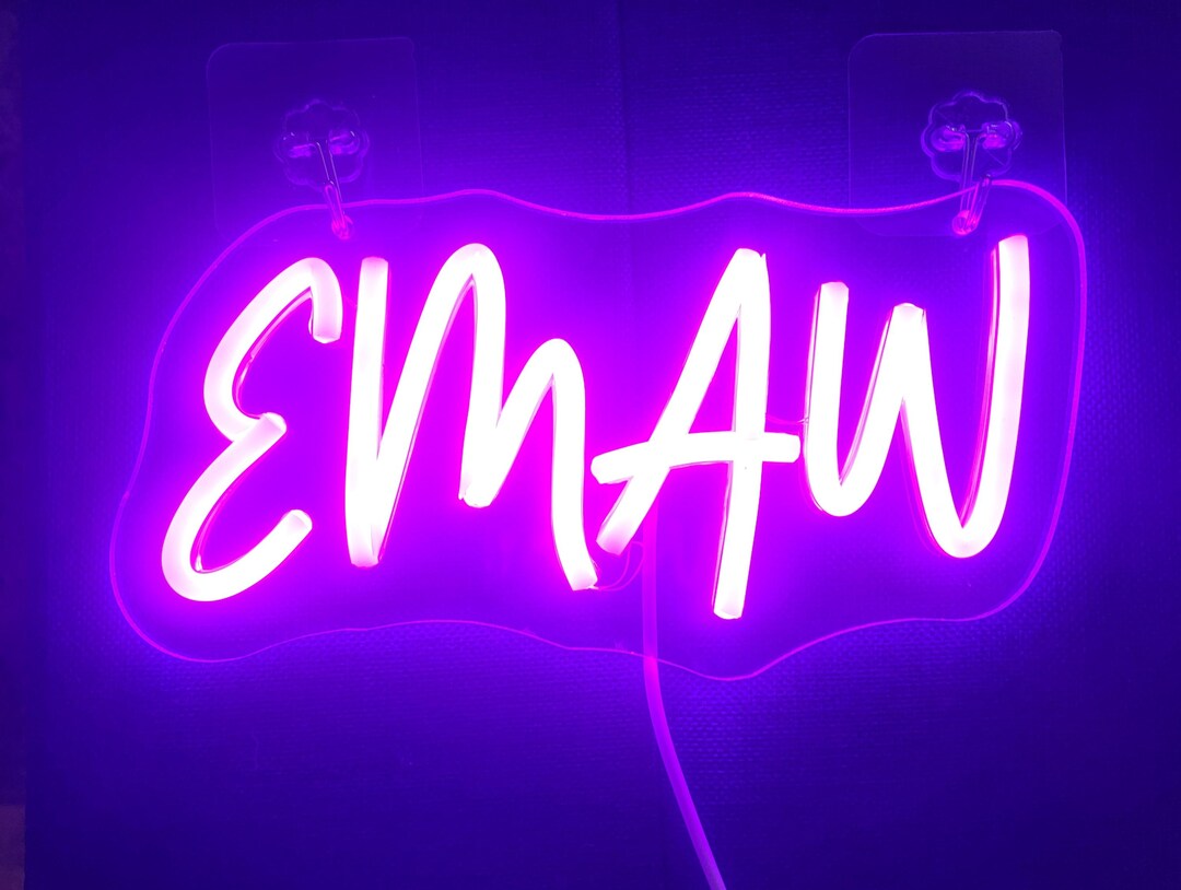 EMAW LED Neon Sign, Every Man A Wildcat, Kansas State University - Etsy