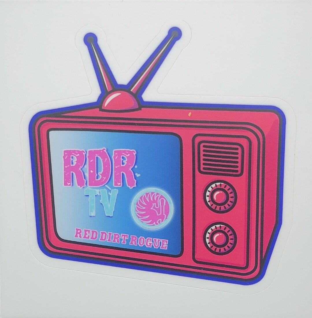 Red Dirt Music TV Sticker (retro Mtv Style) - Etsy