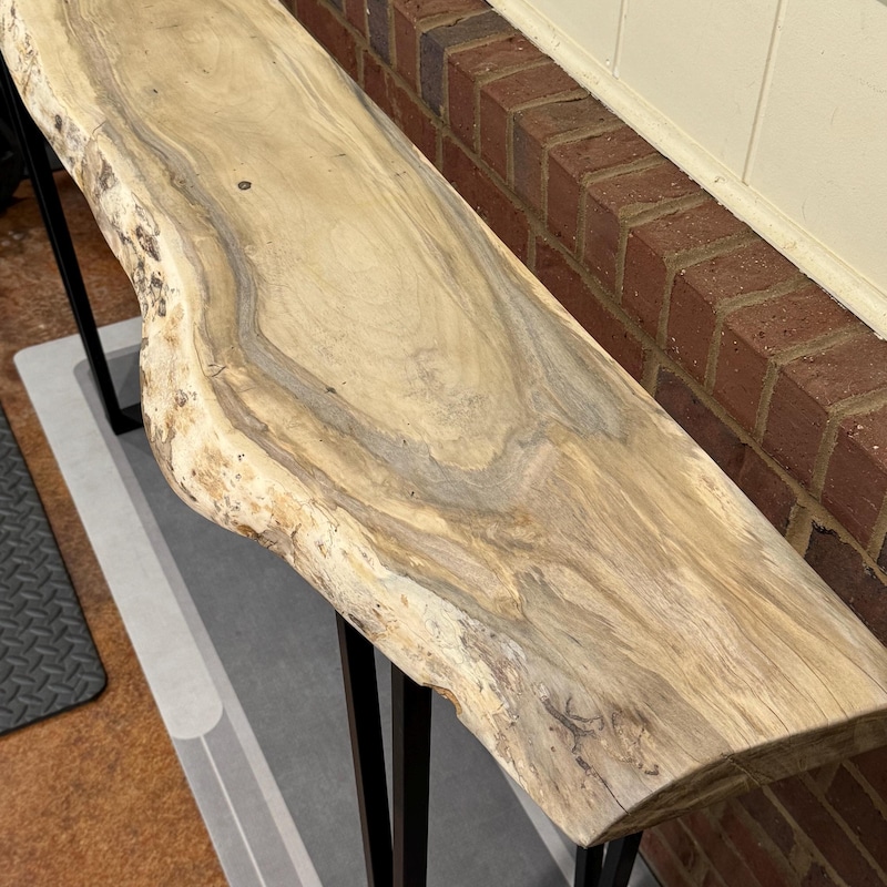 Live Edge Sofa Table - Etsy