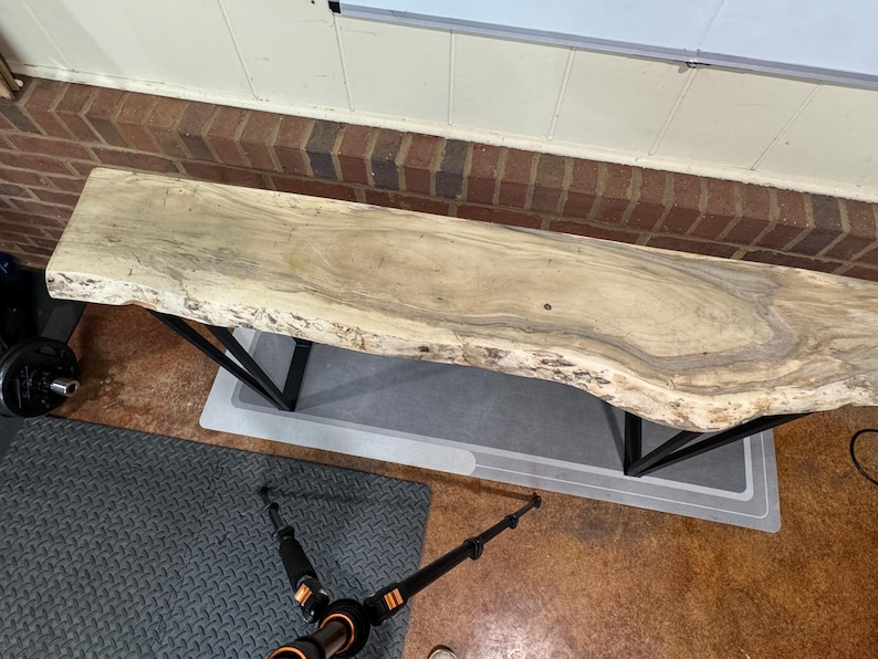 Hickory Live Edge Sofa / Console Table - Etsy