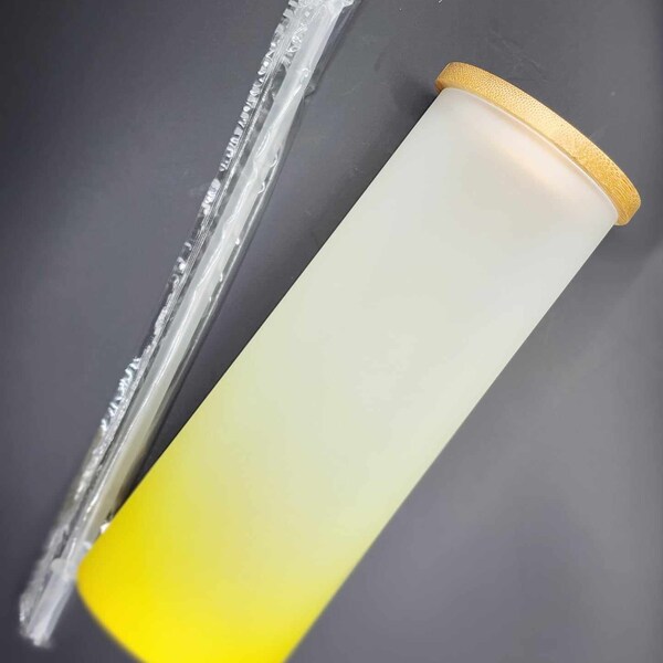 Ombre Glass Bottle - Etsy