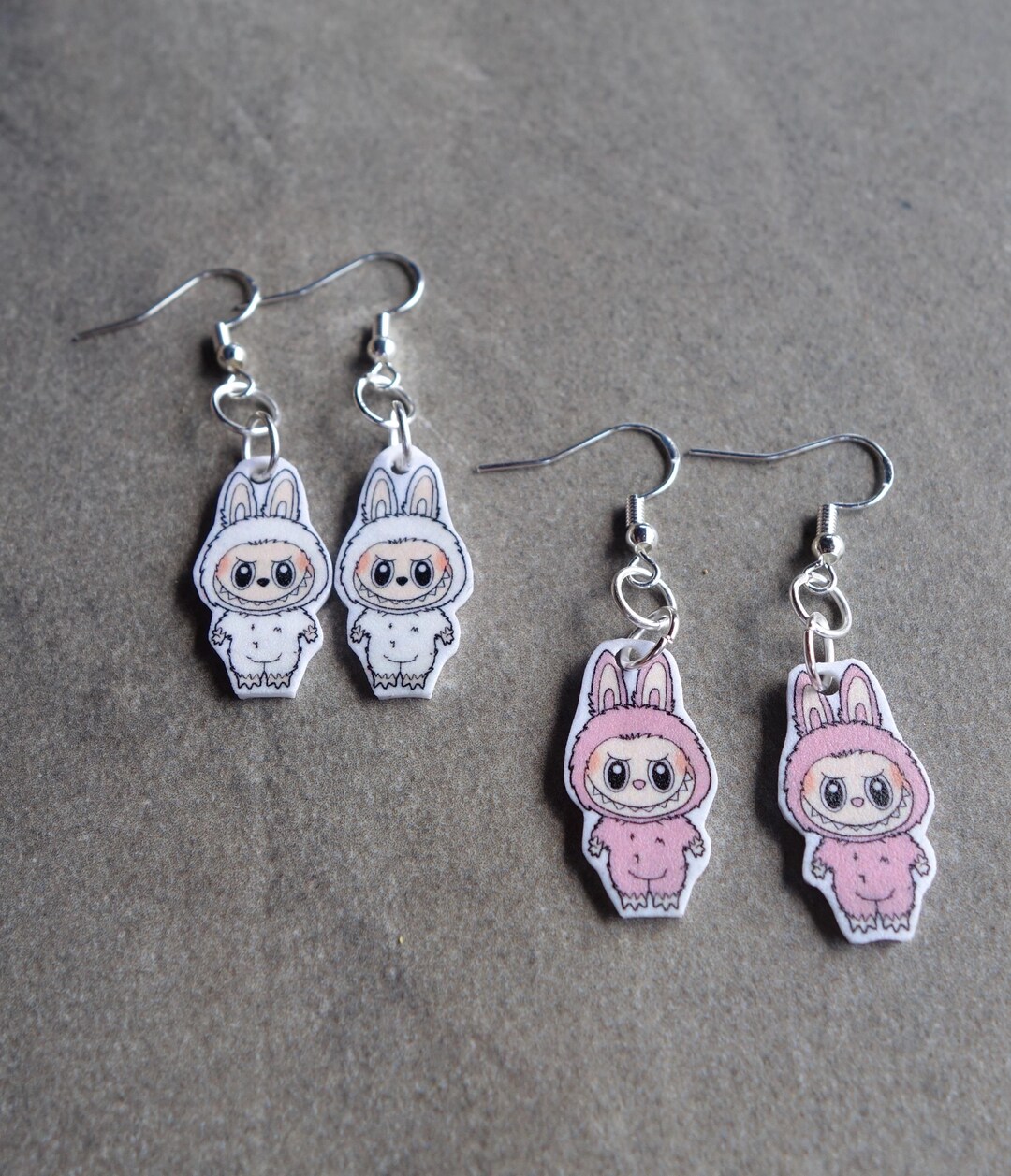 Labubu-inspired Earrings – Soymilk, Lychee Berry, Macaroon & Monsters ...
