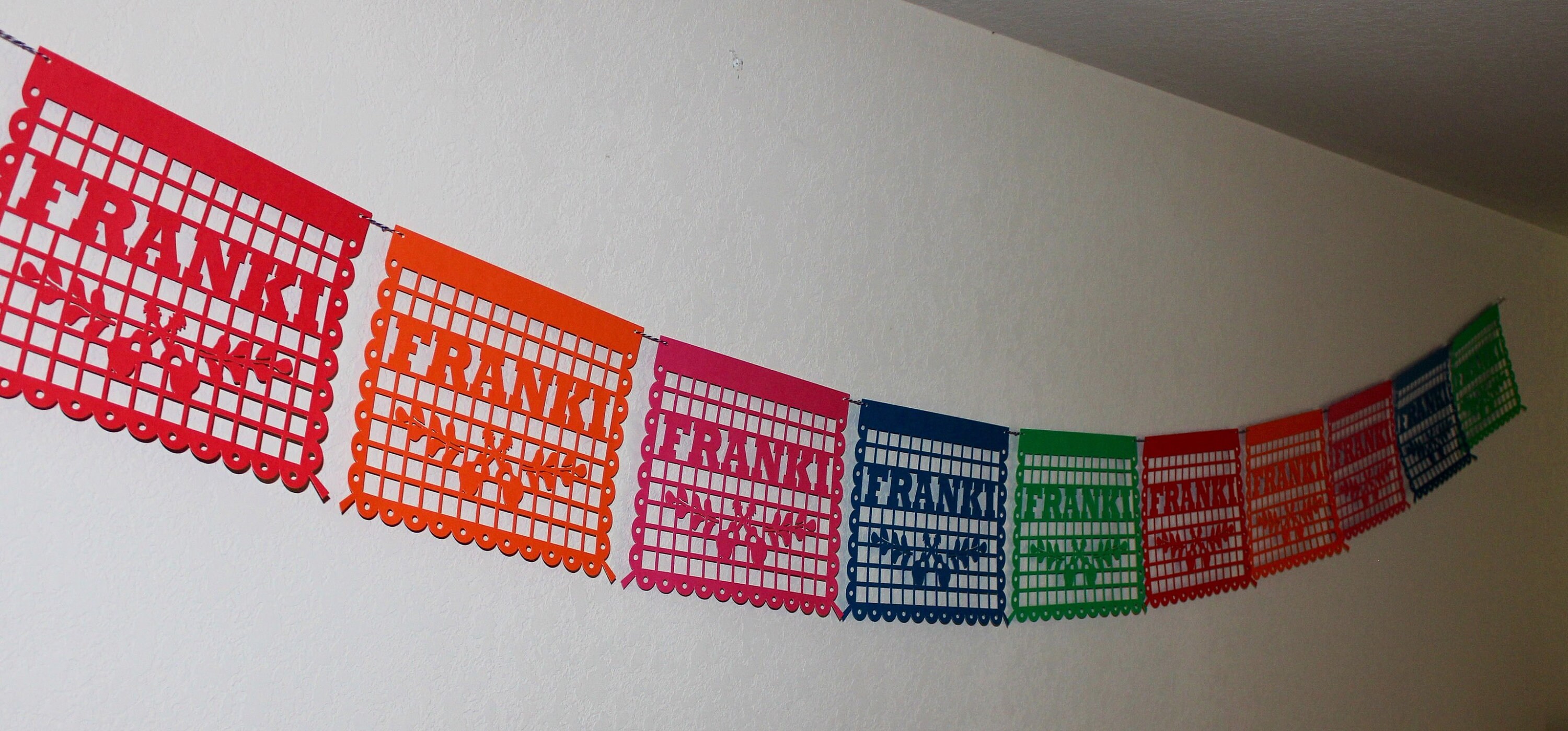 Coco Inspired Custom Name Papel Picado Fiesta Banner | Etsy