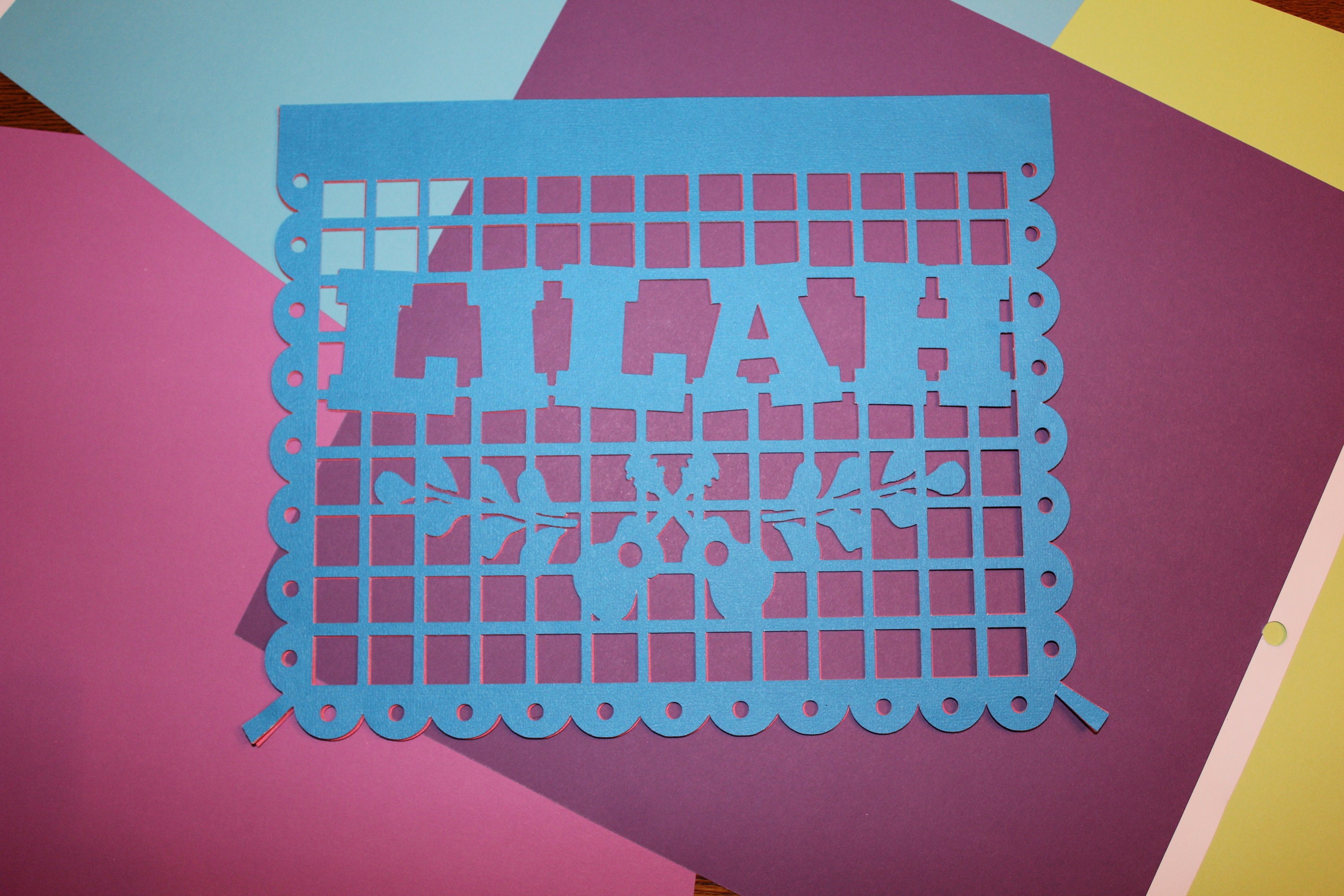 Coco Inspired Custom Name Papel Picado Fiesta Banner | Etsy