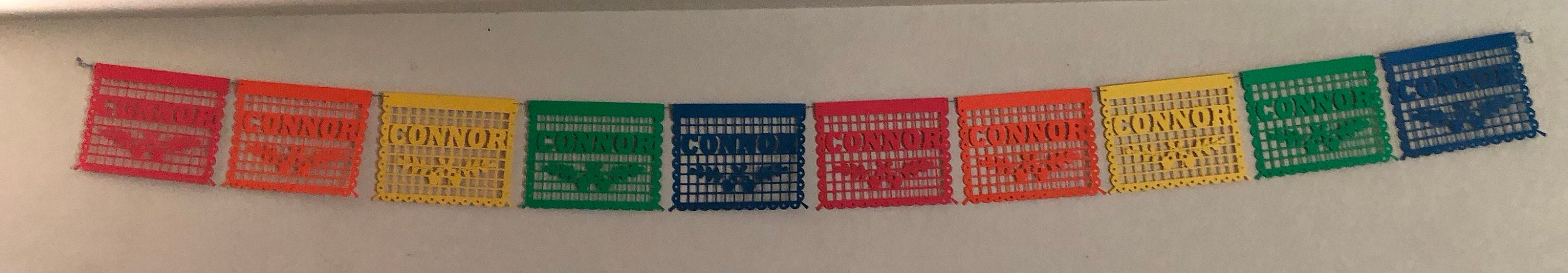 Coco Inspired Custom Name Papel Picado Fiesta Banner | Etsy