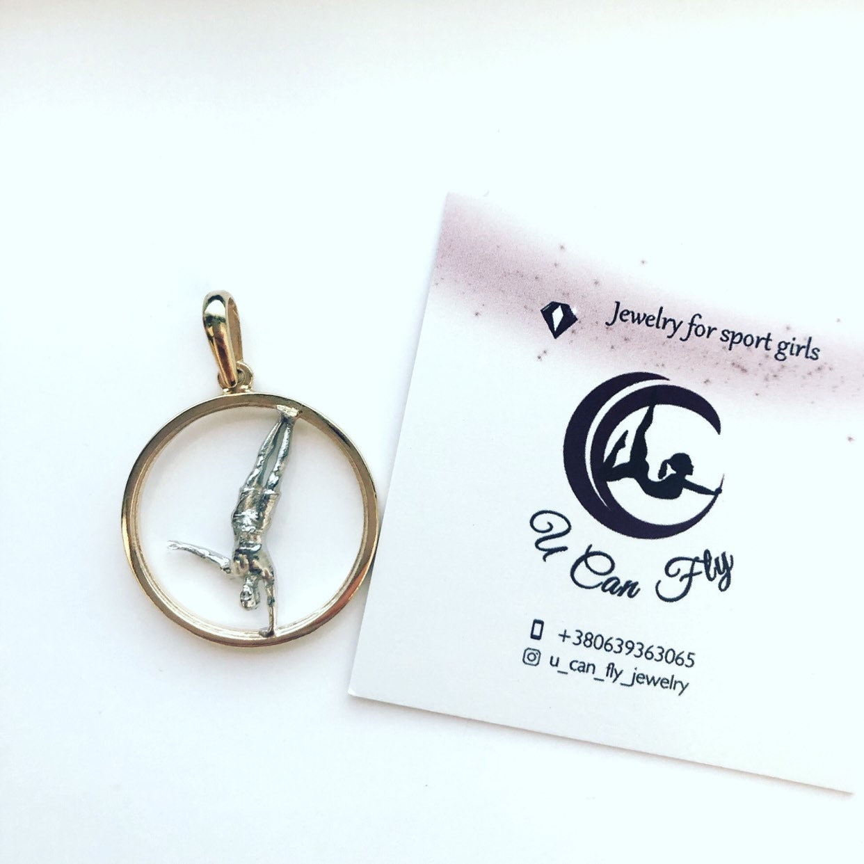Cry Wheel Jewelry, Handstand Acrobat Pendant, Sportman Gift, Male Juwel ...