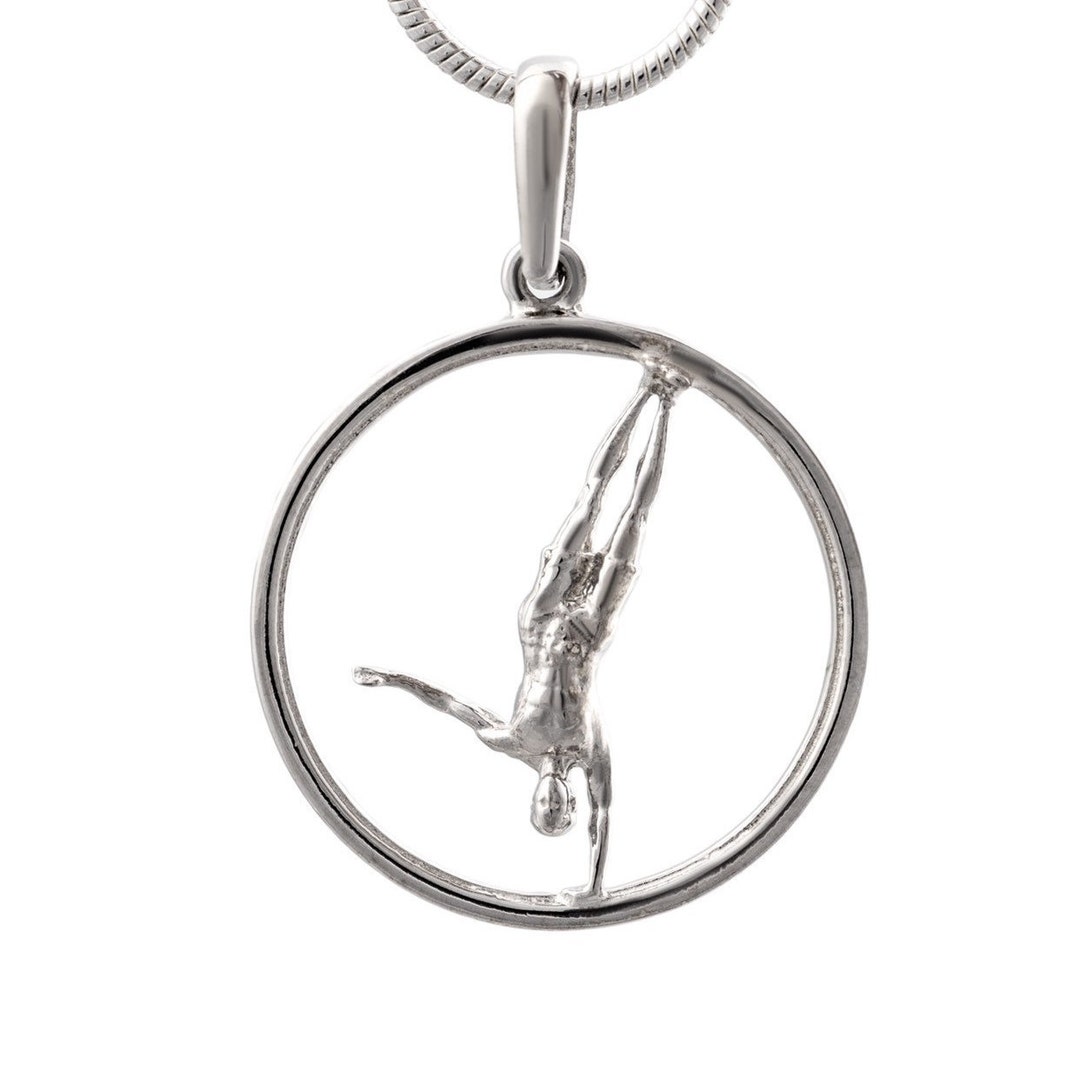 Cry Wheel Jewelry, Handstand Acrobat Pendant, Sportman Gift, Male Juwel ...