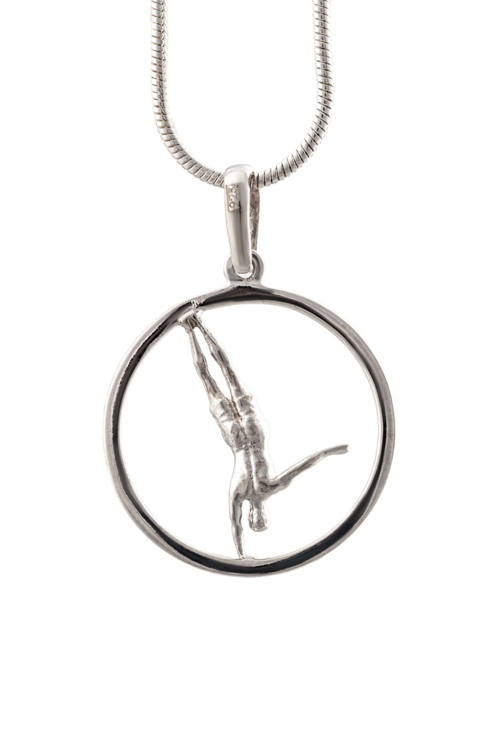 Cry Wheel Jewelry, Handstand Acrobat Pendant, Sportman Gift, Male Juwel ...
