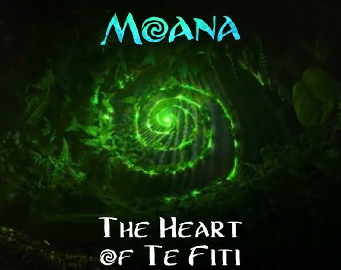 Moana's Heart of Te Fiti | Etsy