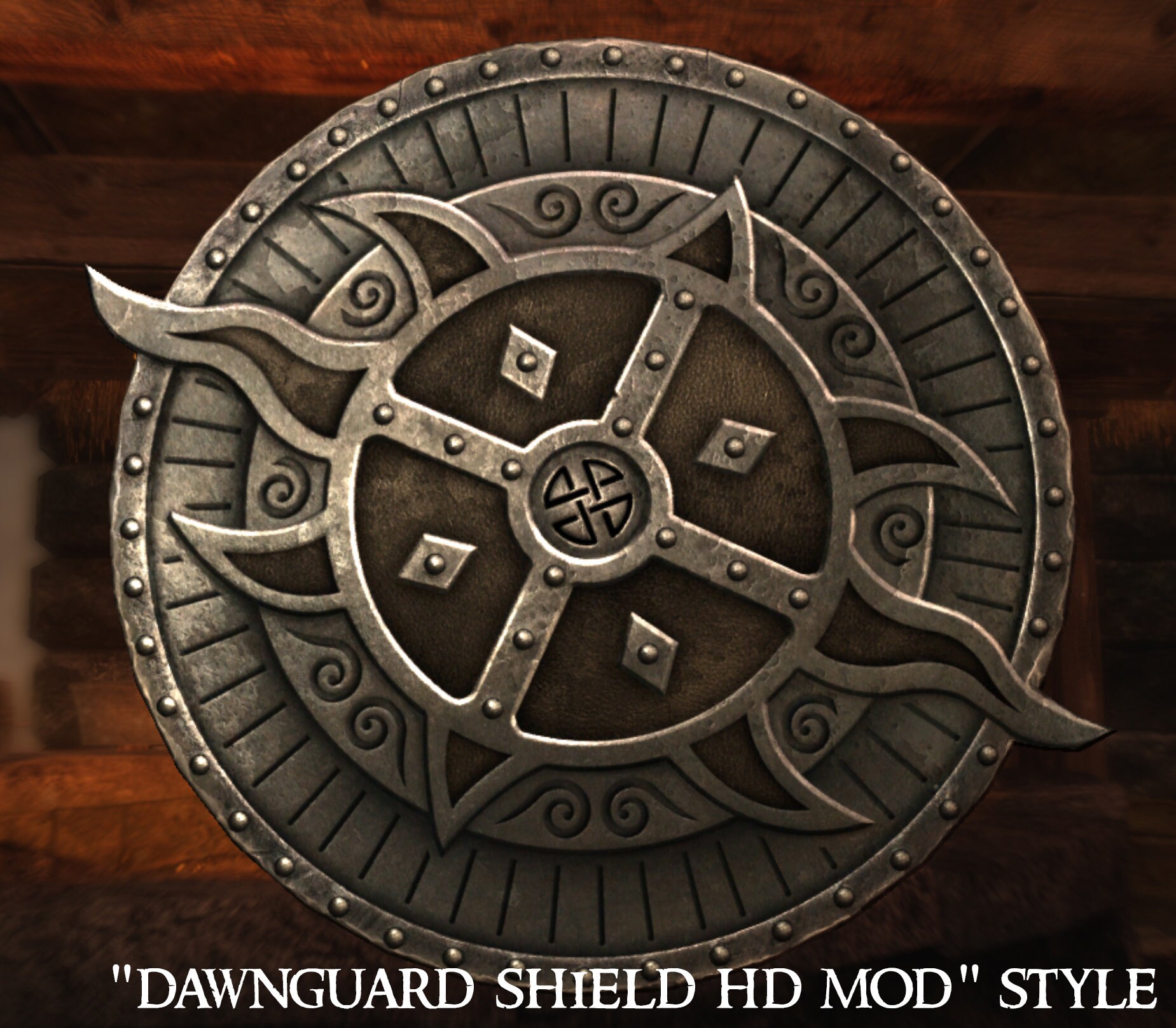 Skyrim's Dawnguard Shield 3D STL File - Etsy