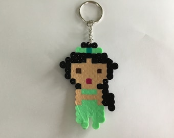 Perler bead keychain | Etsy