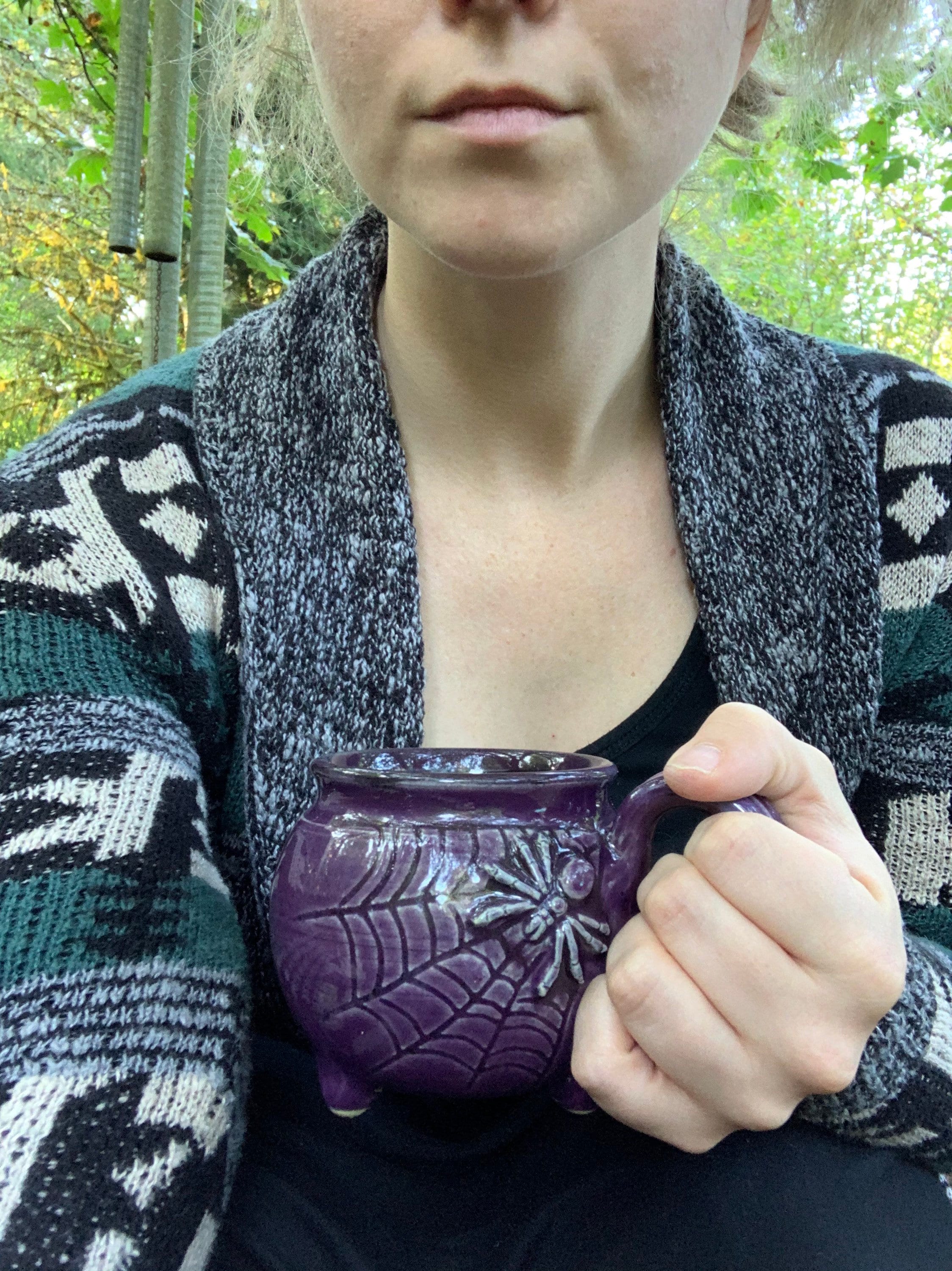 Spider Cauldron Mug | Etsy