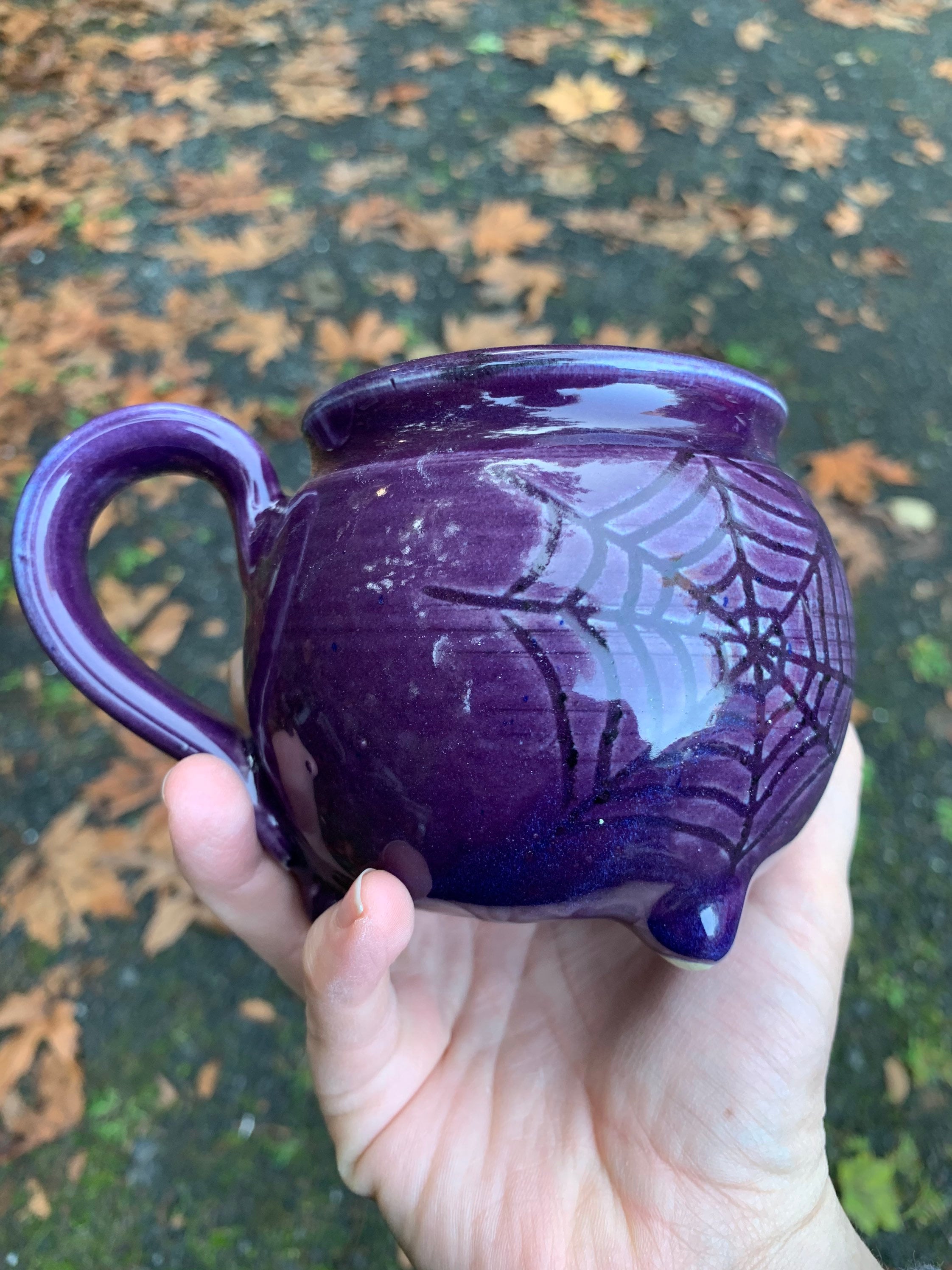Spider Cauldron Mug | Etsy