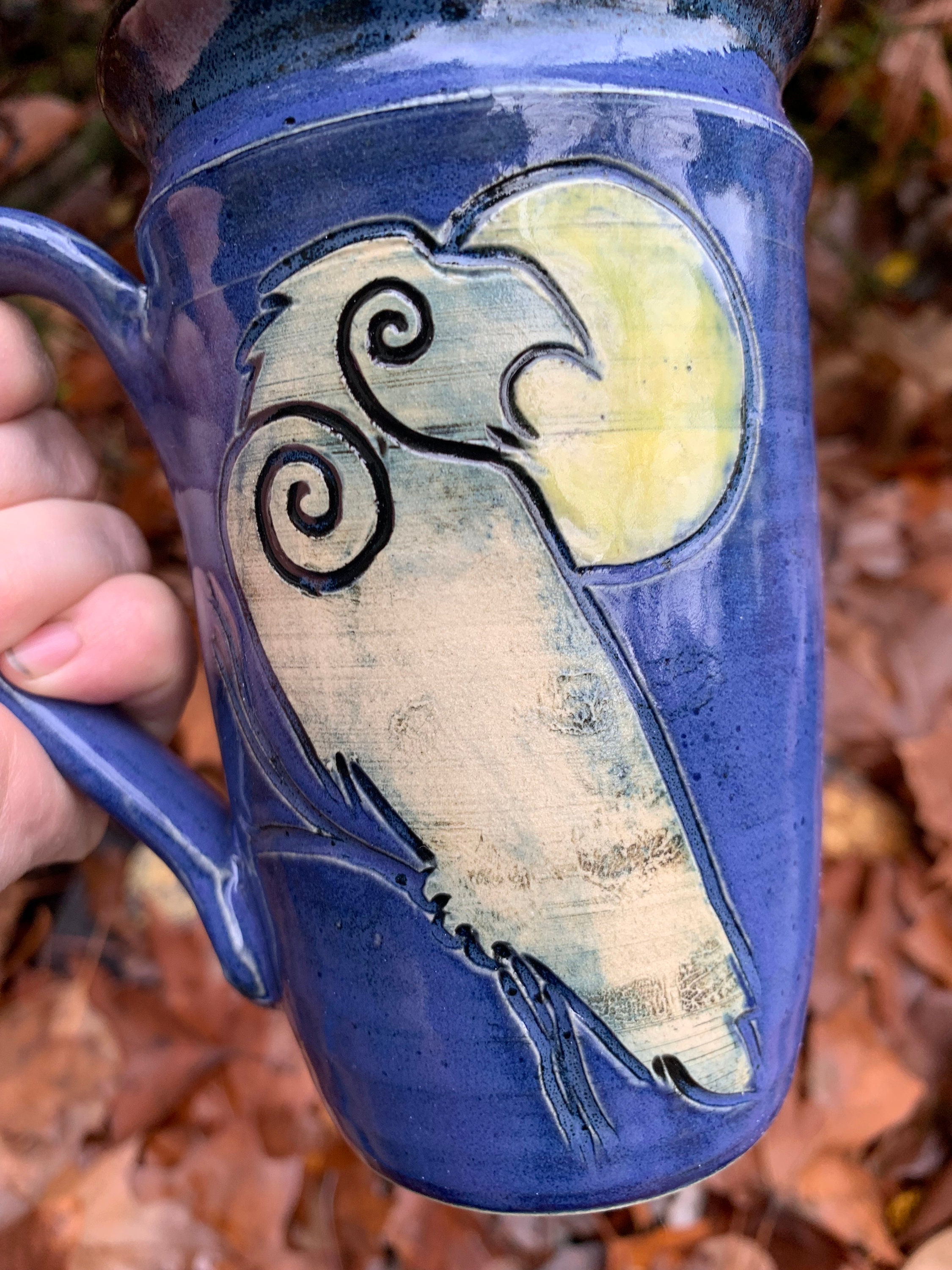 Raven Harvest Moon Mug - Etsy