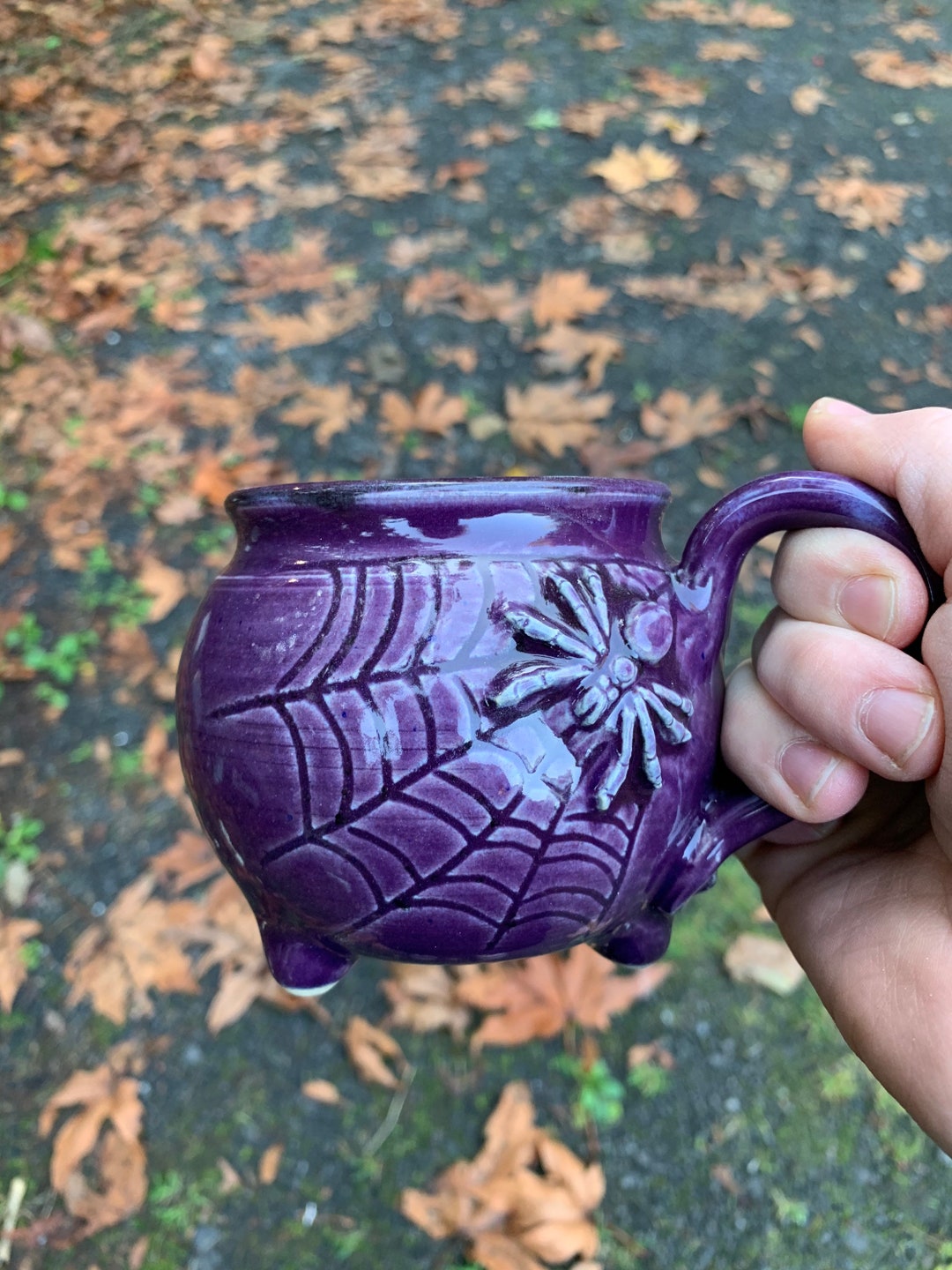 Spider Cauldron Mug - Etsy