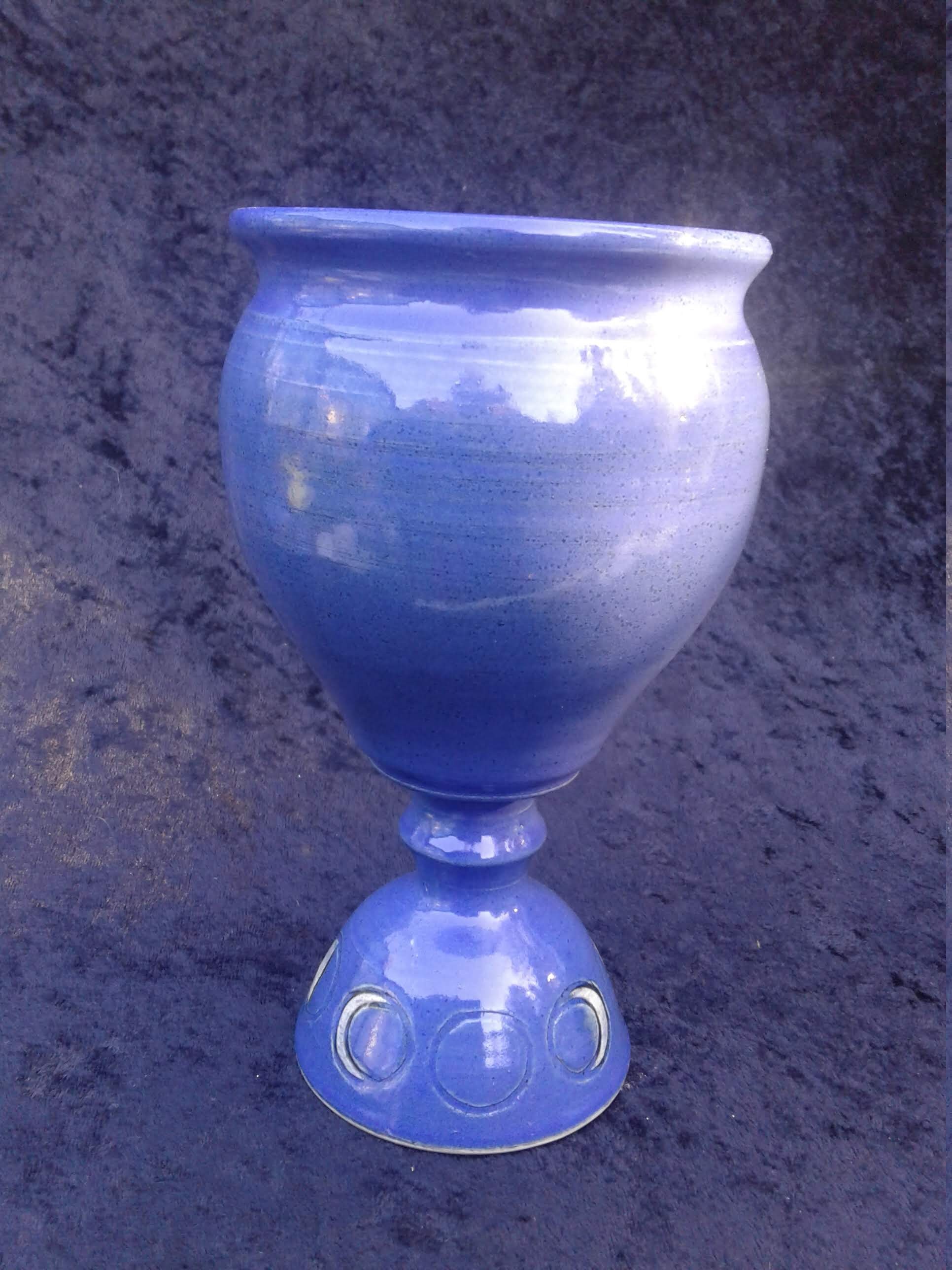 Blue Pentacle Moon Phase Chalice - Etsy