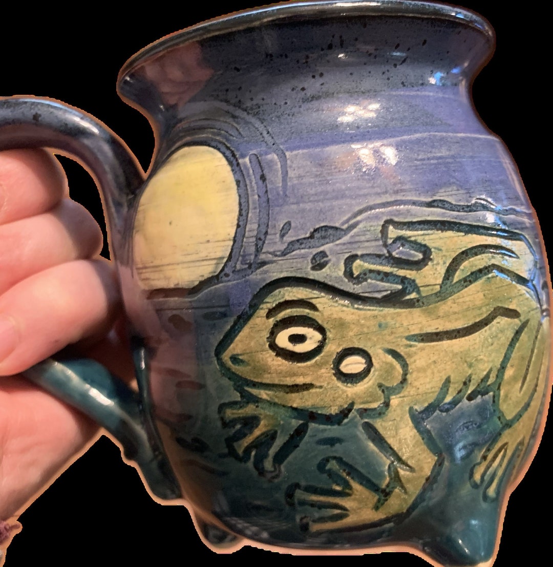 Frog and the Full Moon Cauldron Mug - Etsy
