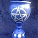 Blue Pentacle Moon Phase Chalice - Etsy