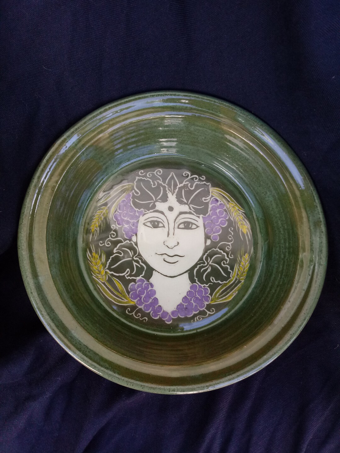 Harvest Goddess Deep Dish Platter - Etsy