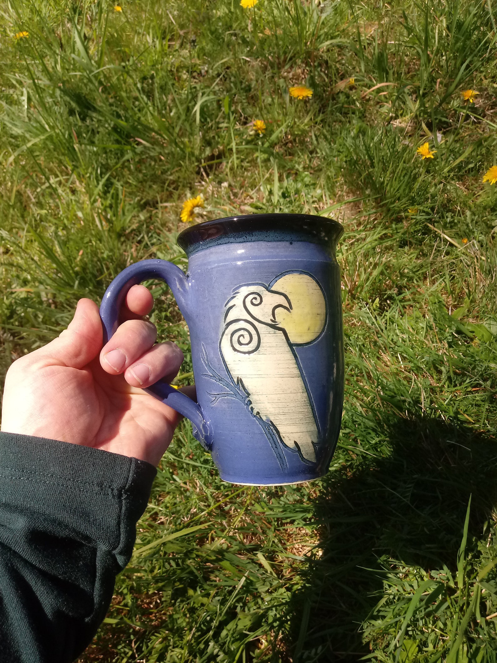 Raven Harvest Moon Mug - Etsy