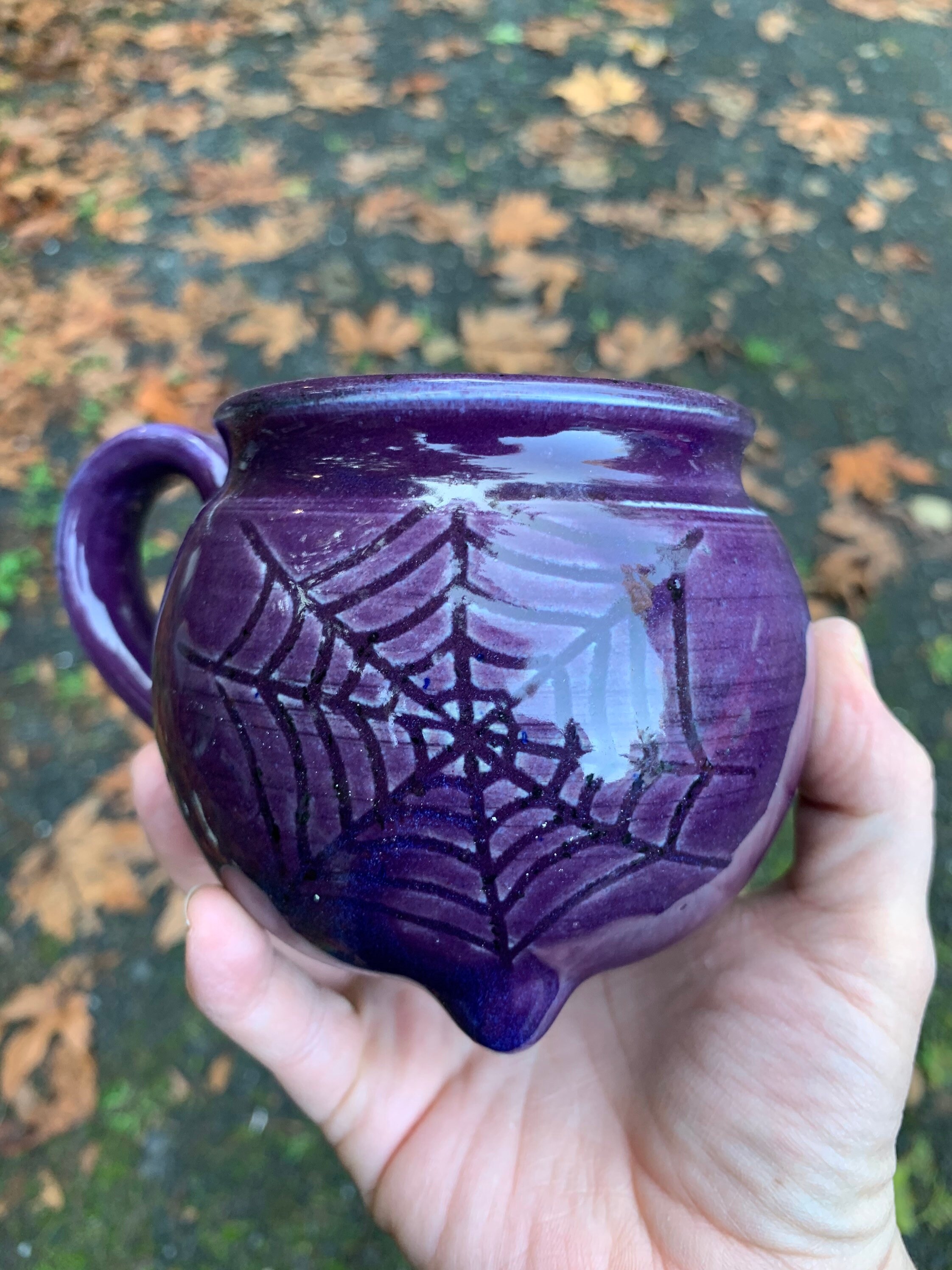 Spider Cauldron Mug | Etsy