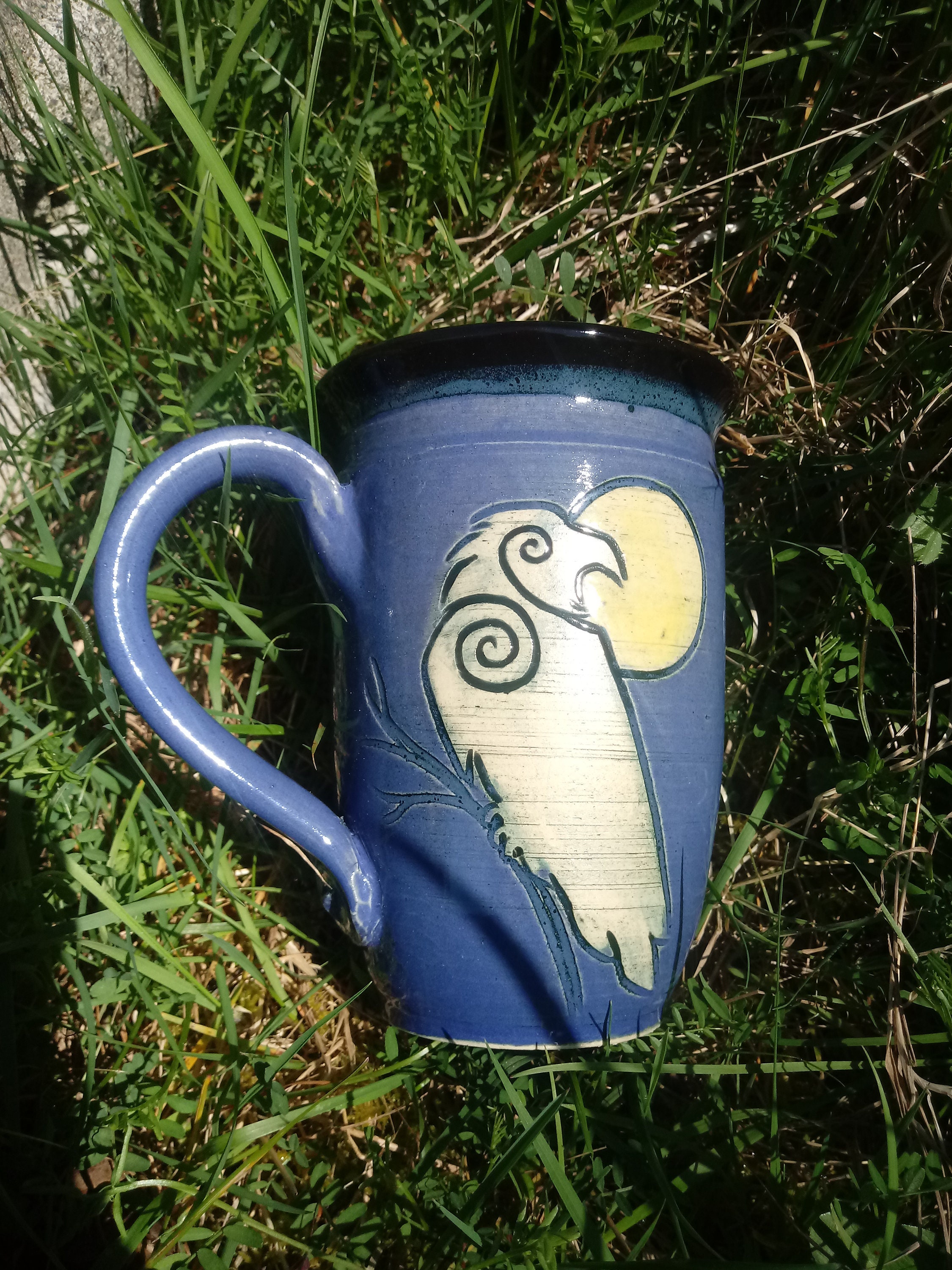 Raven Harvest Moon Mug - Etsy