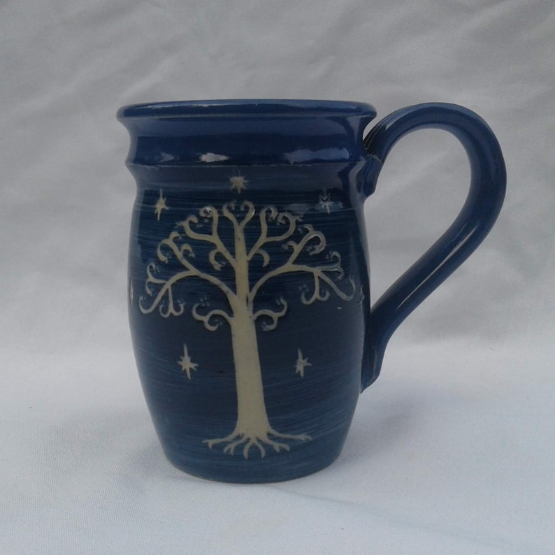 White Tree Mug - Etsy